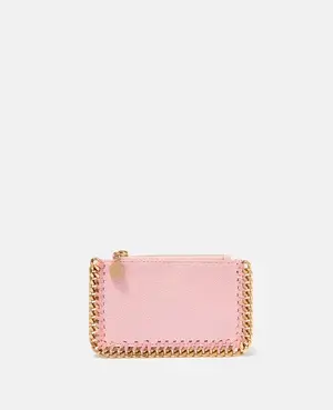 Stella McCartney Falabella Zipper Cardholder Rose