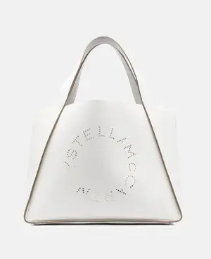 Stella McCartney Logo Tote Bag White