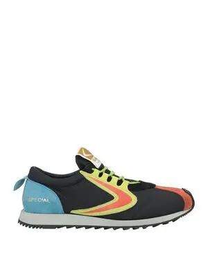 VALSPORT Light Textile Fiber And Leather Sneakers Black