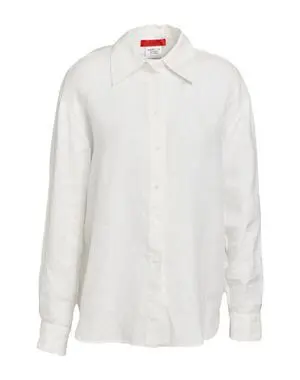 Max & Co. Shirt Size Linen - White