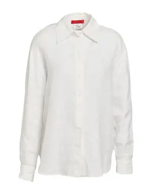 Max & Co. Classic Collar Long Sleeve Linen Shirt