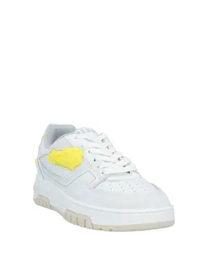 MSGM Leather Low-top Sneakers - White