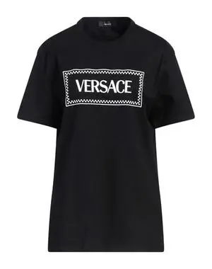 Versace T-shirt With Embroidered Logo
