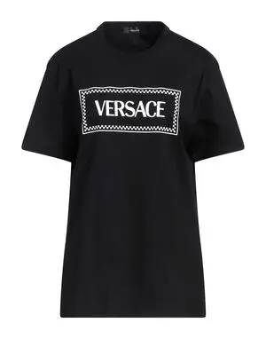 Versace T-shirt With Embroidered Logo