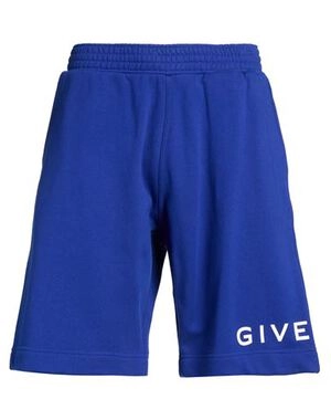 Givenchy Athletic French Terry Shorts - Blue