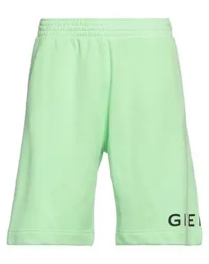 Givenchy Athletic French Terry Shorts Green