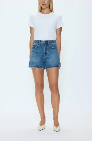 PISTOLA Saige High-waist Denim Shorts - Wishbone