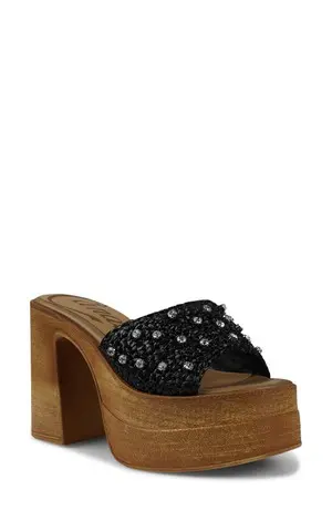 CANDIE'S Febe Platform Sandal - Black