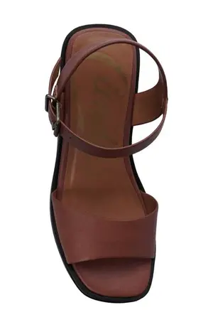 CANDIE'S Platform Wedge Sandals - Cognac