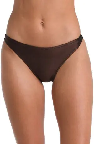 L'Agence L'AGENCE Jean Bikini Bottom Chocolate