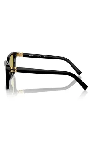 Miu Miu 55mm Rectangular Sunglasses