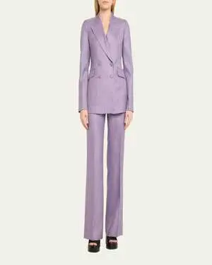 Gabriela Hearst Stephanie Wool-silk-linen Blazer