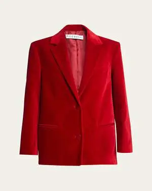 JW Anderson Velvet Single-breasted Jacket