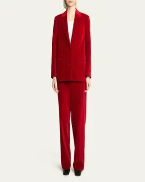 JW Anderson Velvet Single-breasted Jacket