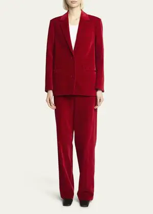 JW Anderson Velvet Single-breasted Jacket