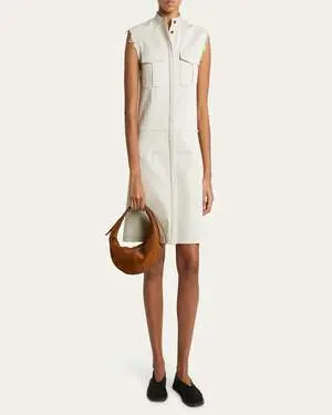 Proenza Schouler Slide Suede Shoulder Bag - Saddle