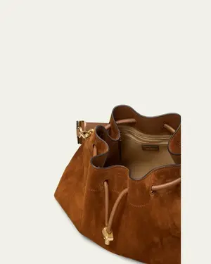 JIMMY CHOO The Cinch Shoulder Bag - Tan/light Gold