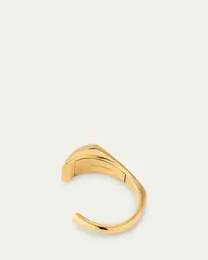 Alexander McQueen Plated Cuff Bracelet
