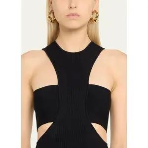 Alexander McQueen Snake Hoop Earrings