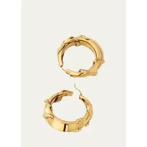 Alexander McQueen Snake Hoop Earrings