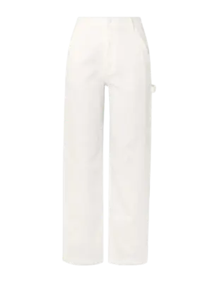 MOTHER The Stud Finder Sneak High-rise Straight-leg Jeans