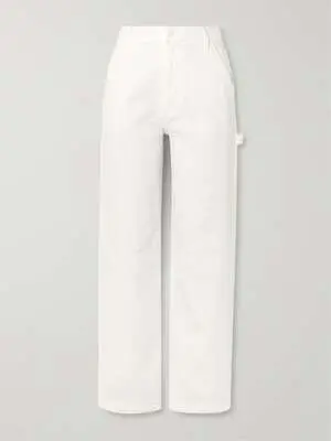 MOTHER The Stud Finder Sneak High-rise Straight-leg Jeans