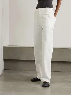 MOTHER The Stud Finder Sneak High-rise Straight-leg Jeans