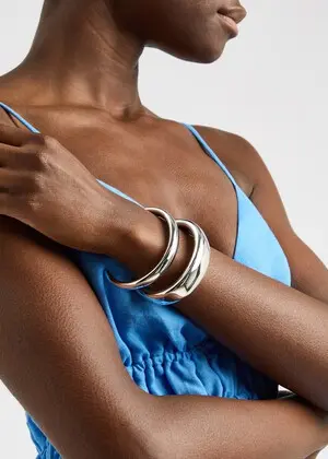 Lié Studio The Amanda Sterling Cuff - Silver