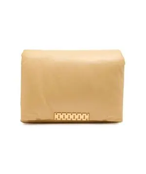 Victoria Beckham Puffy Jumbo Chain Leather Shoulder Bag