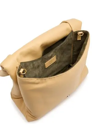 Victoria Beckham Puffy Jumbo Chain Leather Shoulder Bag