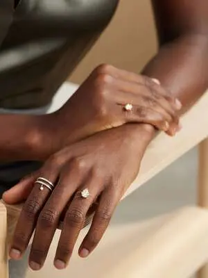 PERSEE Floating Diamond And 18-karat Ring
