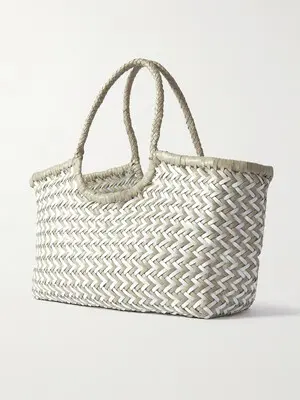 Dragon Diffusion Nantucket Large Woven Leather Tote