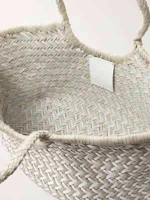 Dragon Diffusion Nantucket Large Woven Leather Tote