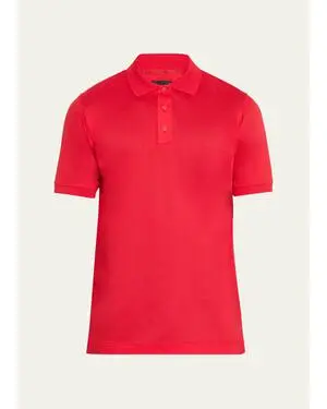 Kiton Cotton Pique Polo Shirt