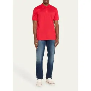 Kiton Cotton Pique Polo Shirt