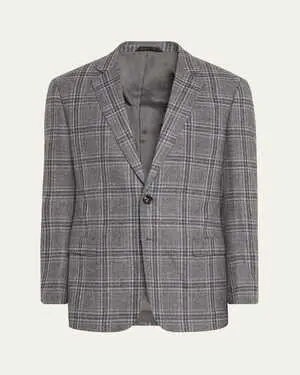 Giorgio Armani Soft Plaid Sport Coat