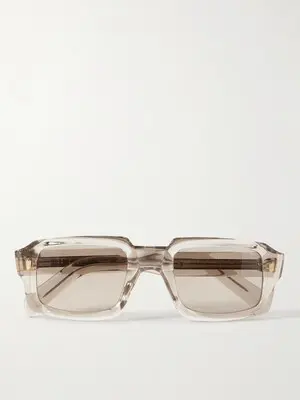 CUTLER AND GROSS Rectangle-frame Sunglasses - Neutrals