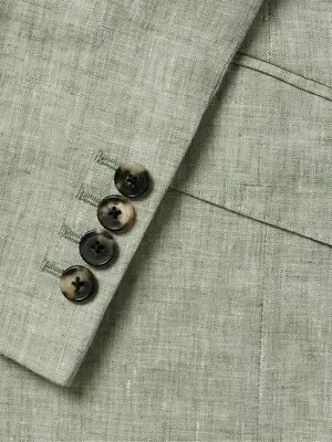Kingsman Double-breasted Linen Suit Jacket
