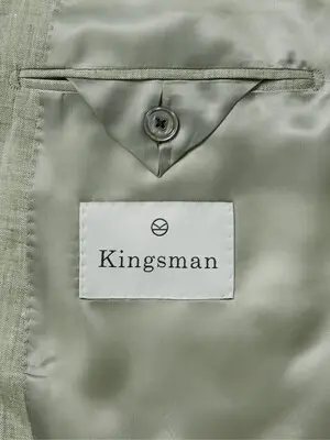 Kingsman Double-breasted Linen Suit Jacket
