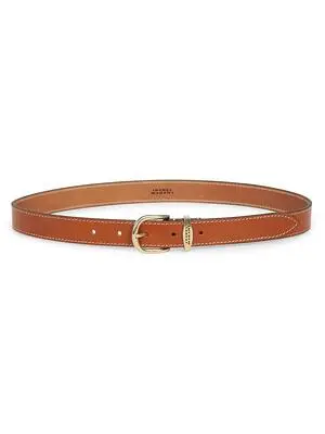 Isabel Marant Étoile Zadd Leather Belt Natural
