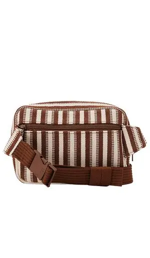 BEIS The Summer Stripe Belt Bag - Maple