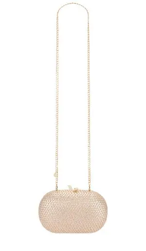 Olga Berg Metallic Clutches