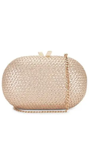 OLGA BERG Lucia Oval Clutch