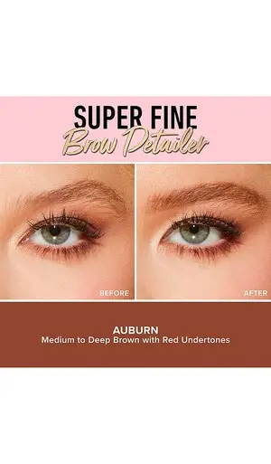 TOO FACED Super Fine Brow Detailer Eyebrow Pencil - Auburn