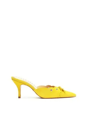 Schutz Hilly Suede Pump - Gold