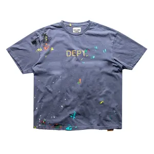 GALLERY DEPT. Logo Painted Tee - Blue