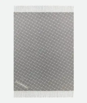 Bottega Veneta Cashmere Blanket With Intreccio Motif