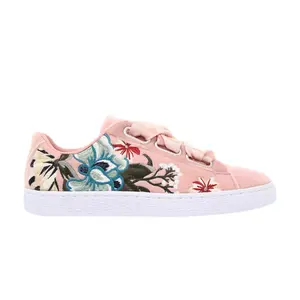 PUMA Basket Heart Hyper Embroidery Sneakers