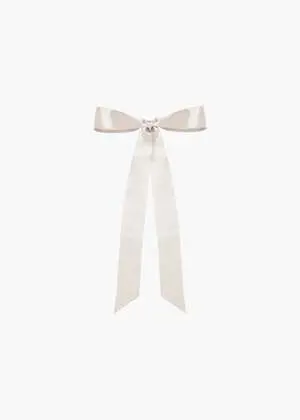JENNIFER BEHR Darla Bow Barrette - Ivory