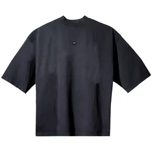 Yeezy Logo 3/4 Sleeve Tee - Black